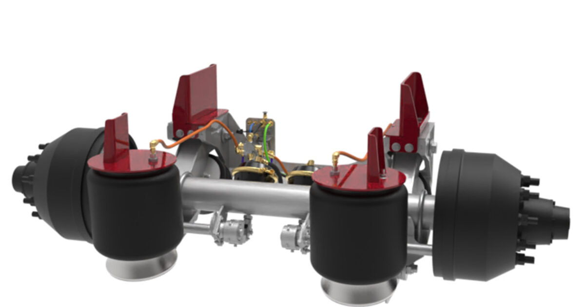 Link 20K Non-Steer Lift Axle - Straight Axle 8A000902 | Kenosha Truck Parts